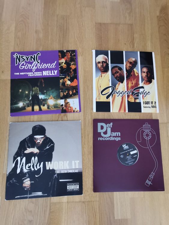 4er Vinyl-Set Nelly, Foxy Brown, Jagged Edge, NSYNC | Kaufen auf Ricardo
