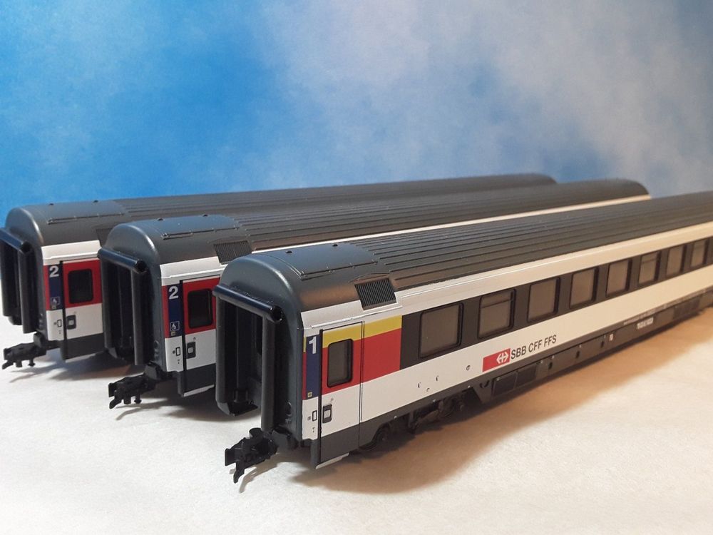 3 x Märklin _ SBB Intercity Schnellzugwagen Set _ Spur H0 (Gebraucht) in Rüti ZH für CHF 167 ...