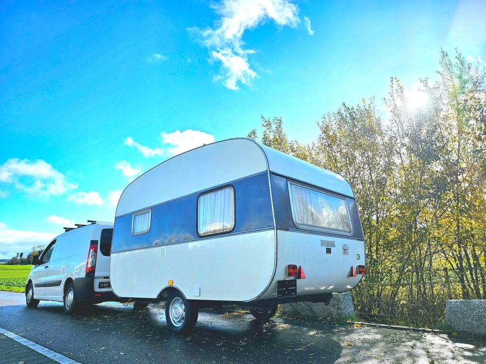 Wohnwagen Adria 380 C // 750 kg Gesamtgewicht (Gebraucht) in Rickenbach ...