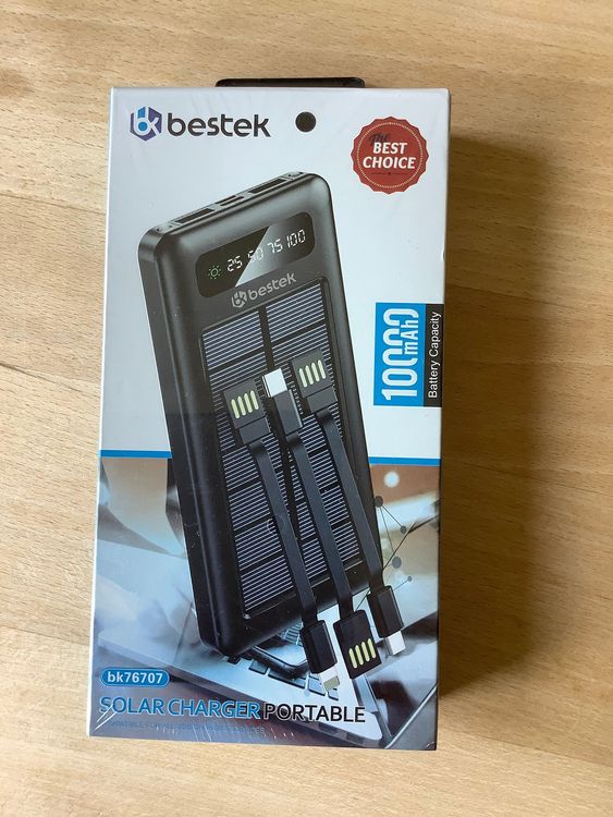 Solar Charger portable, portables Solar-Ladegerät v bestek (Neu und ...