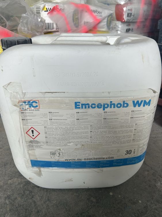 Emcephob WM Imprägnierung, 30L, neuwertig, zum Top Preis! (Gebraucht ...