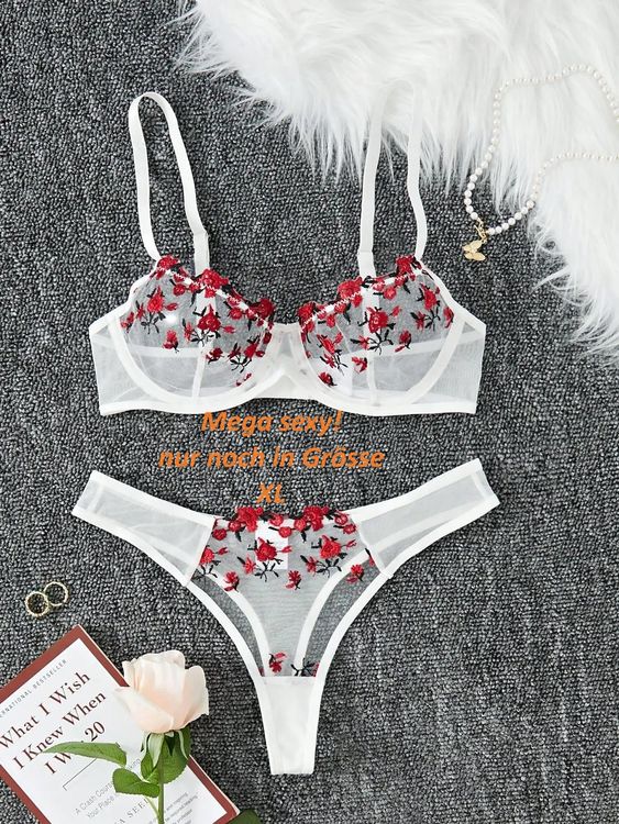 Sexy BH Set BH & Slip inkl. (nur noch in Grösse XL) (Neu (gemäss ...