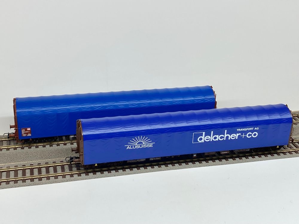 2 x Roco (H0 GS) ÖBB/DB Schiebeplanenwagen Rils | Kaufen auf Ricardo 2 x Roco (H0 GS) ÖBB/DB Schiebeplanenwagen Rils | Kaufen auf Ricardo