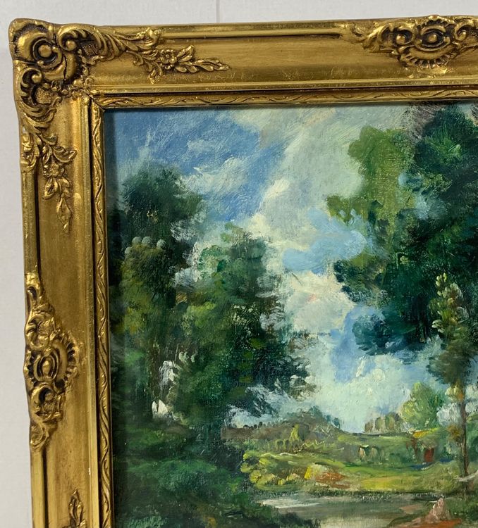 Lipot Herman (1884-1972) Gemälde Badende am See | Kaufen auf Ricardo