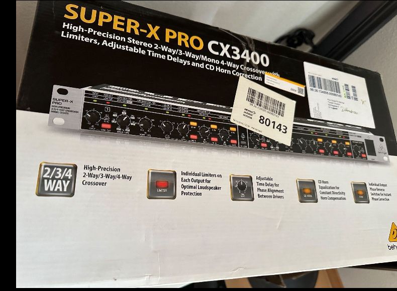 Behringer Crossover PA CX 3400 | Kaufen auf Ricardo