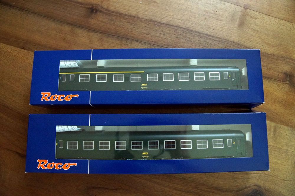 Roco 44603/44606 - SNCF Personenwagen-Set (Neu und originalverpackt) in ...