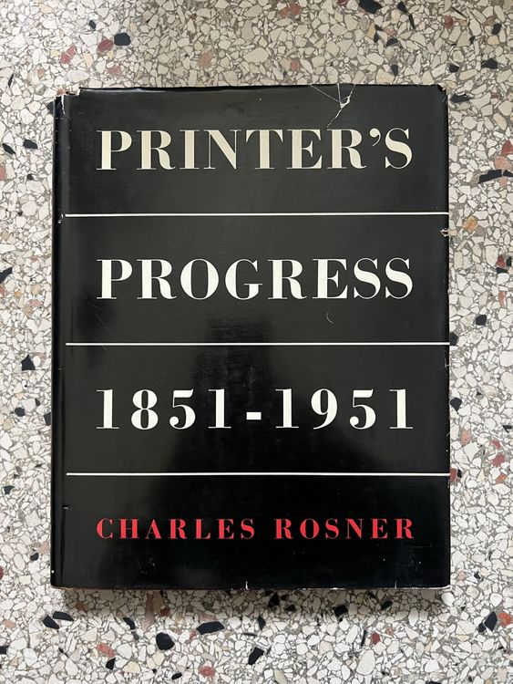 Libro "Printer's Progress" 1851-1951 (Usato) a Zürich per CHF 21 – con ...
