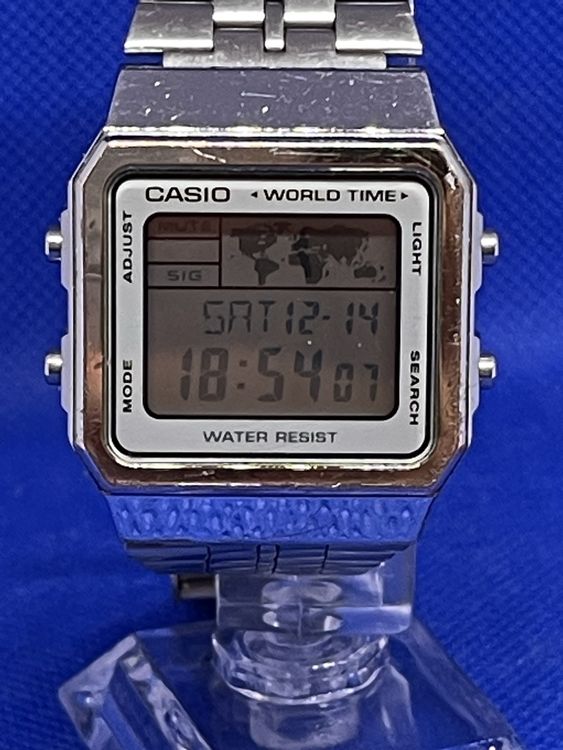 CASIO World Time A500WE - SUPER Vintage Digitaluhr (Gebraucht) in Zürich für CHF 43.95 – mit ...