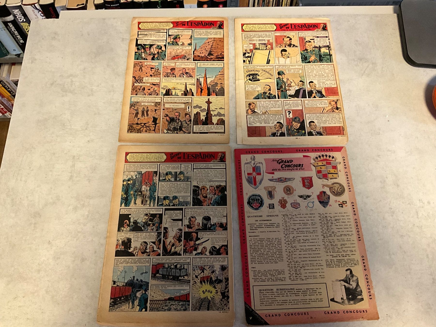 4 x Tintin (Journal de) 1948/1949 (D'occasion) à Agriswil pour CHF 17 ...