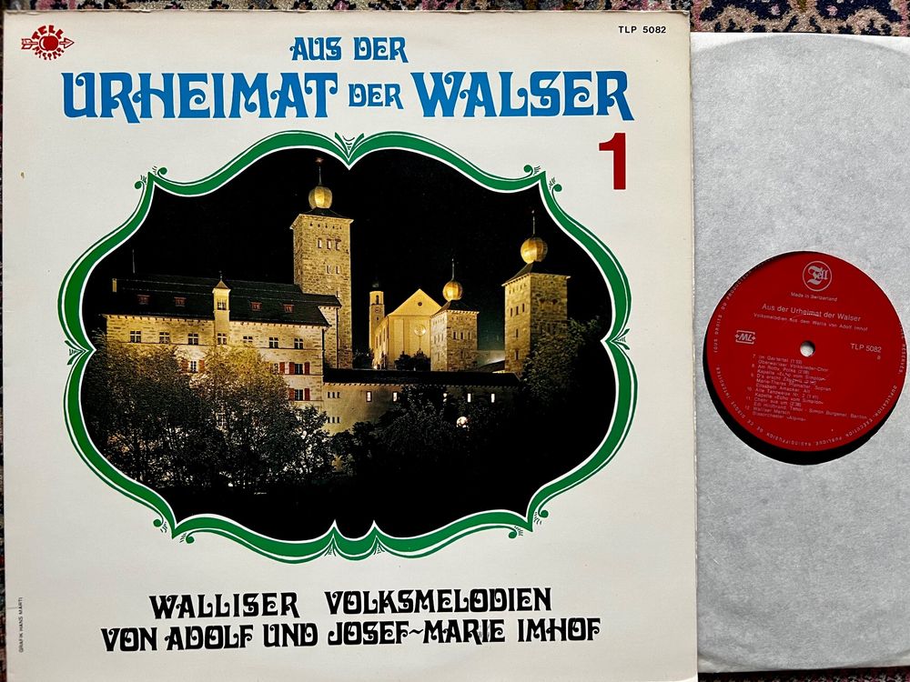Aus Der Urheimat Der Walser 1 Adolf &Josef-Marie Imhof LP 🛀 (Neu ...