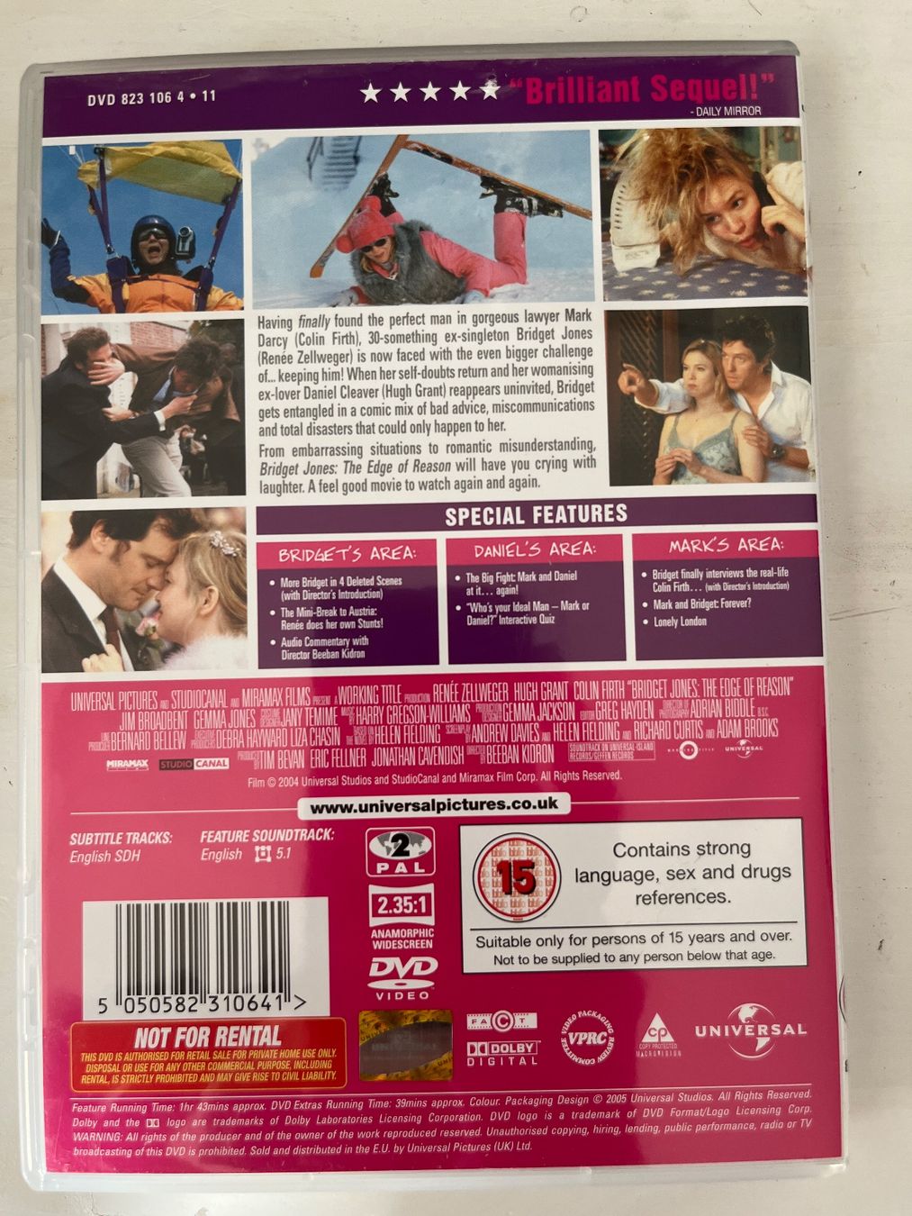 Bridget Jones - the Edge of Reason (2005) DVD 📀 (Neu (gemäss ...
