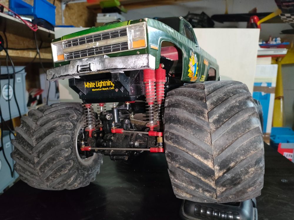 Clod Buster 4x4x4 von Tamiya mit Motor, Regler und Lenkservo (Gebraucht ...