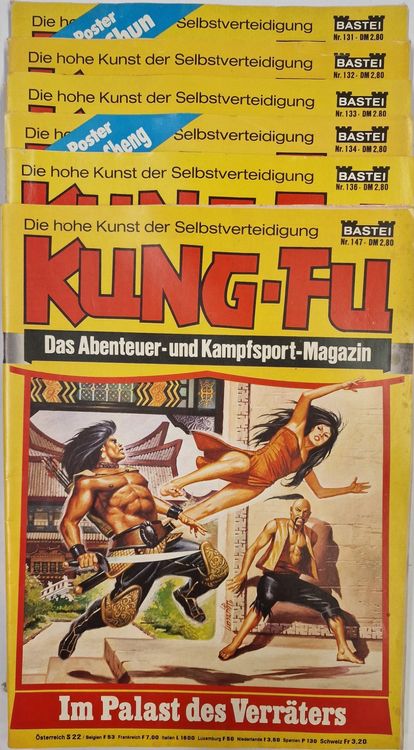 Kung-Fu Magazine Sammlung (36 Hefte) 70er Jahre (Gebraucht) in Kriens ...