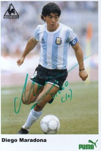 == ACHTUNG == Diego Maradona (1960-2020) - orig. sign. AK ! | Kaufen ...