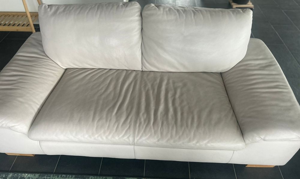 Sofa in Echtleder weiss Abholung in Felben Wellhausen (Neu (gemäss Beschreibung)) in Olten für ...