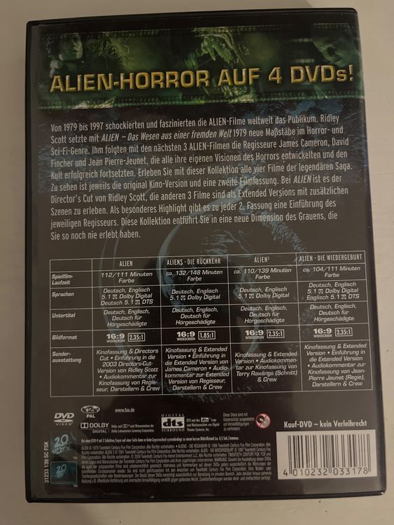 Alien - Die Saga DVD 📀 | Kaufen auf Ricardo