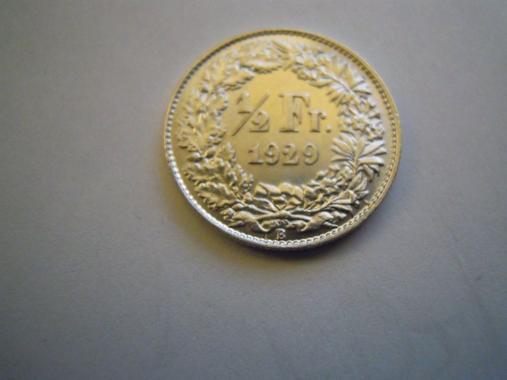 50 Rp. 1929 unz/stgl Top mit Stempelriss | Kaufen auf Ricardo