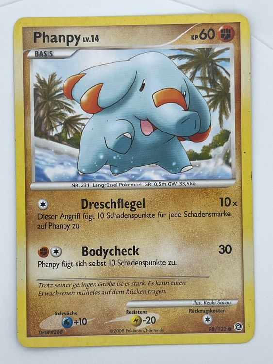Phanphy 98/132 Pokémon Secret Wonders | Kaufen auf Ricardo