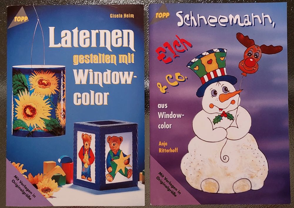 TOPP - Window Color mit Vorlagen 1:1 - 2 Bände (Neu und originalverpackt) in Rotkreuz für CHF 29 ...