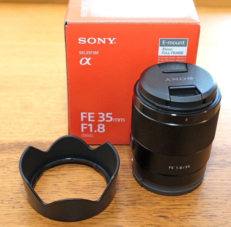 Sony 35mm F1.8 zu Sony Vollformat E-Mount Festbrennweite (Neu (gemäss Beschreibung)) in ...