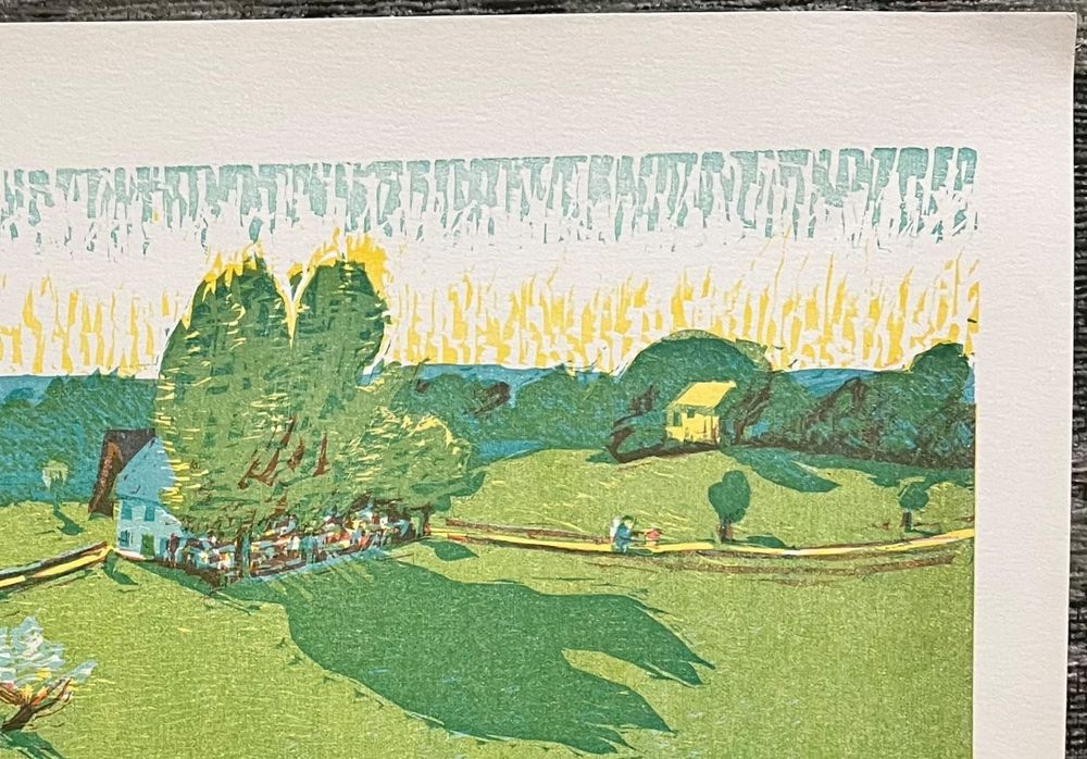 Karl Landolt (1925-2009) Holzschnitt auf der INSEL UFENAU (Gebraucht) in Gersau für CHF 19 – mit ...