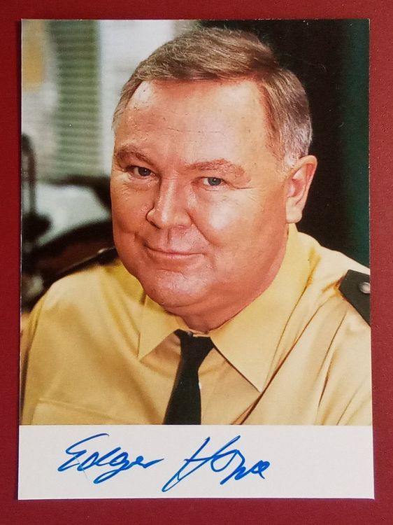 Edgar Hoppe Autogramm signiert Fotopostkarte 10x15cm (Gebraucht) in ...