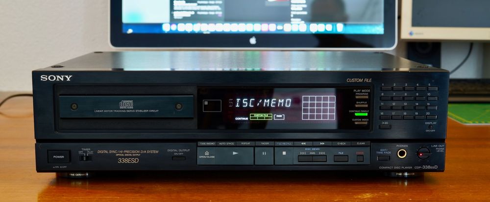 Sony CDP-338 ESD*VINTAGE*CD Spieler*Extremely High Standard* (Gebraucht ...