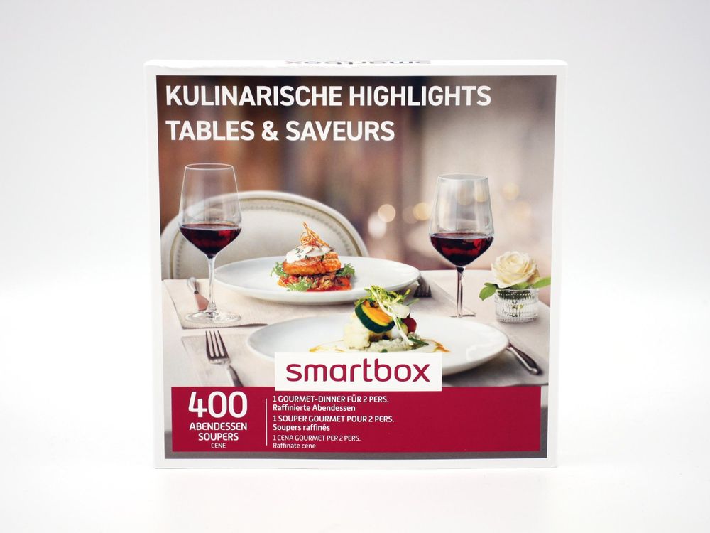 SMARTBOX 1 Gourmet-Dinner für 2 Personen (23090341) (Neu (gemäss ...