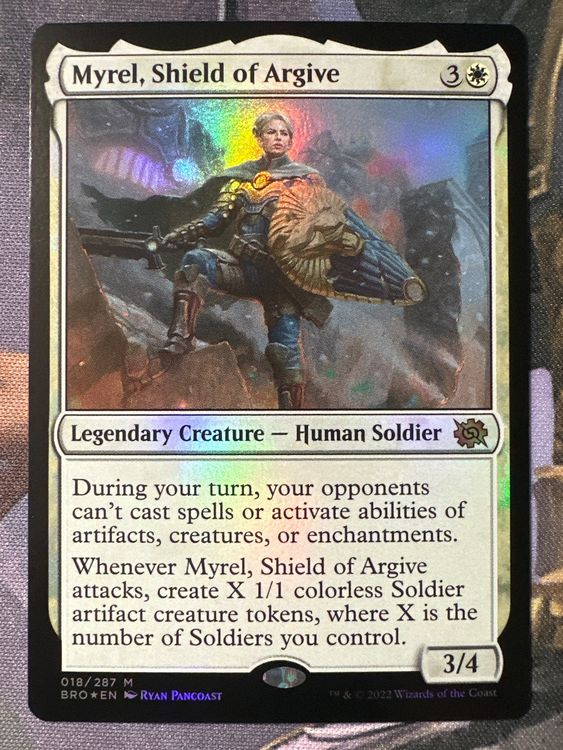 Myrel, Shield of Argive FOIL 018/287 Brothers War (Neu (gemäss ...