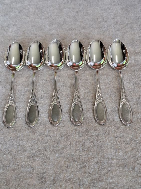 SILBERLÖFFELI 6 Stk. JETZLER 800er Silber, 106.7 gr. | Kaufen auf Ricardo