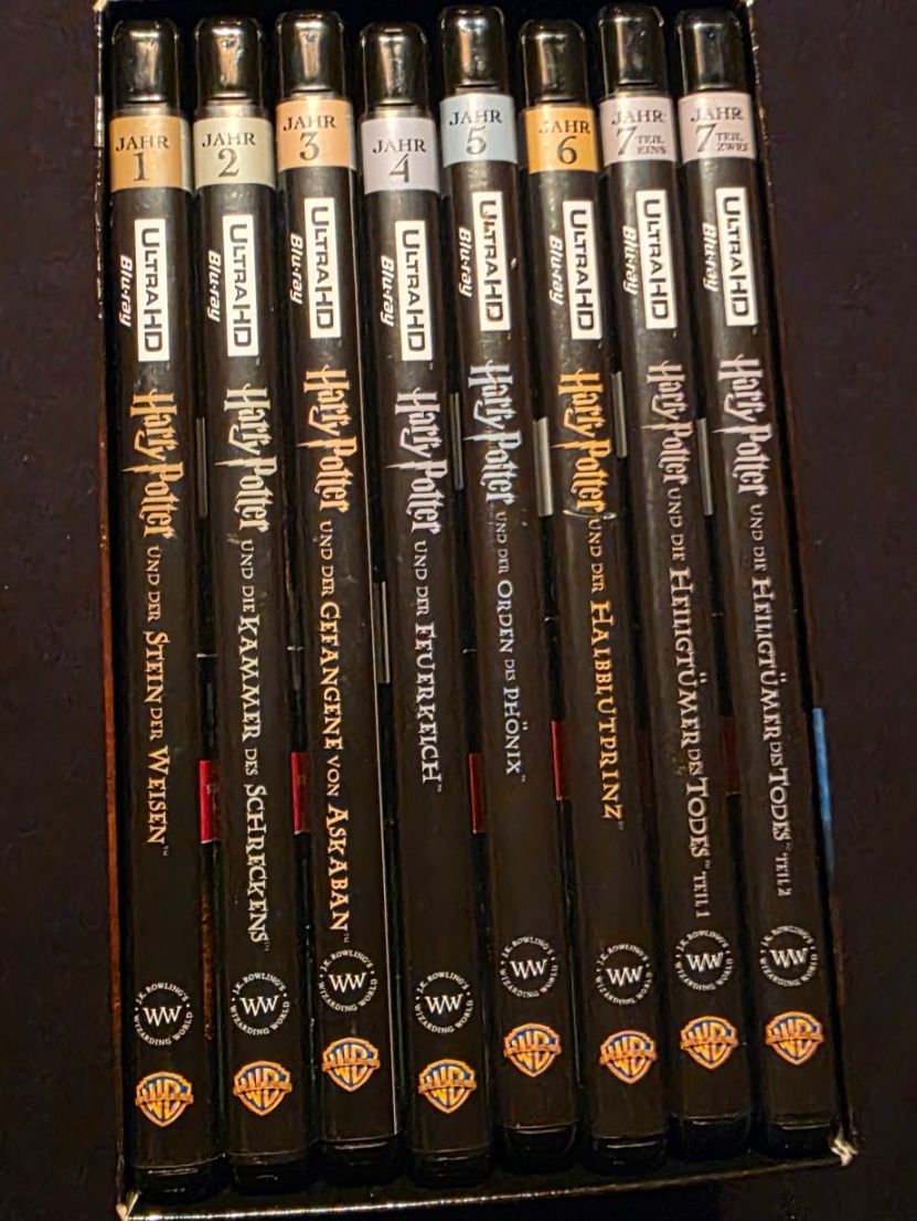 Harry Potter 4K Ultra HD Blu-ray Collection - 8 Filme Top! (Gebraucht ...