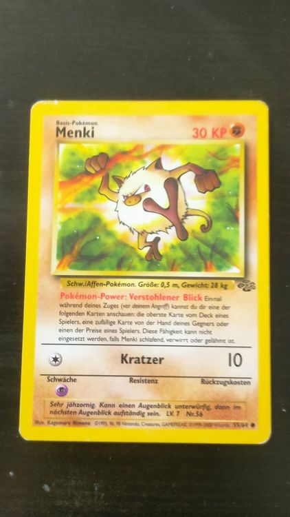 Menki - Pokemon - Dschungel | Kaufen auf Ricardo