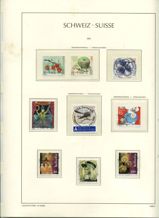 7 AUSGABEN ET HALB ODER VOLLSTEMPEL 2006 LUXUS - FR. 52.40 (Gebraucht) in Sarmenstorf für CHF 1 ...