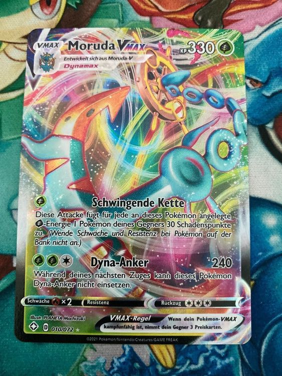Pokemonkarte Moruda Vmax (Neu (gemäss Beschreibung)) in Neuhausen für CHF 5.5 – mit Lieferung ...