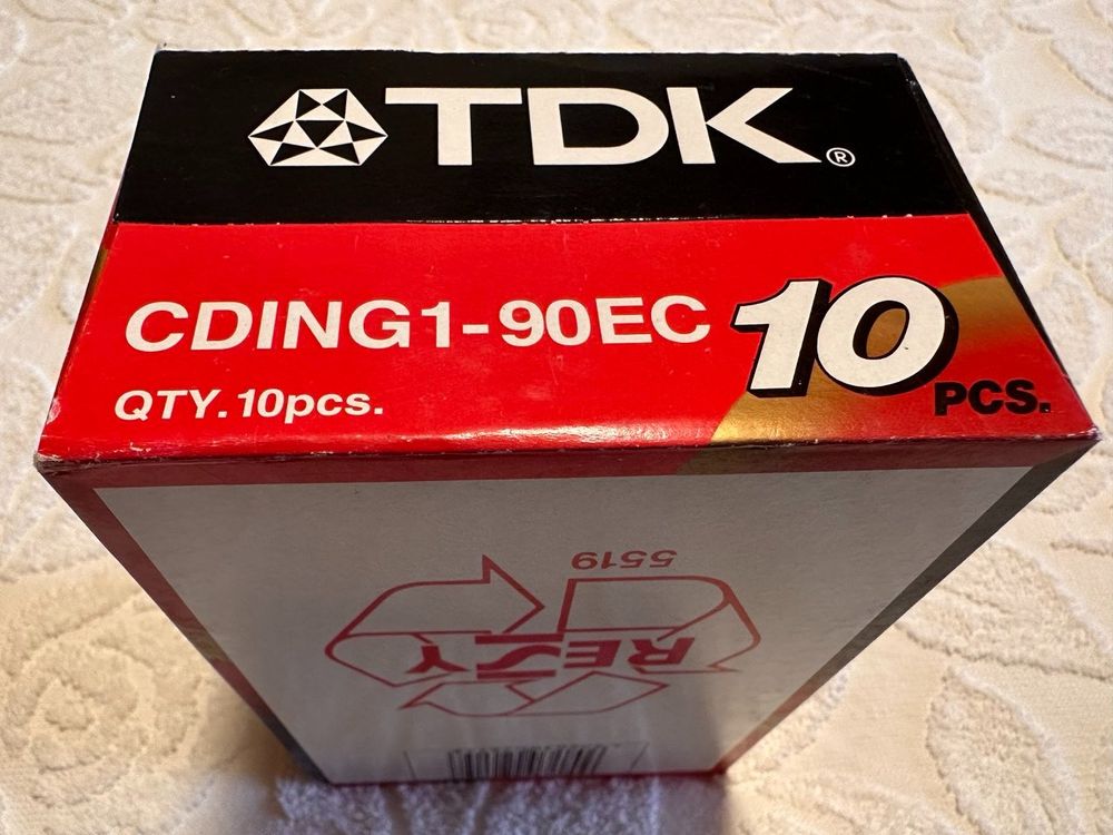 TDK CDing 1 - 90EC Normal Position Kassetten, 10 Stk. NEU (Neu und ...