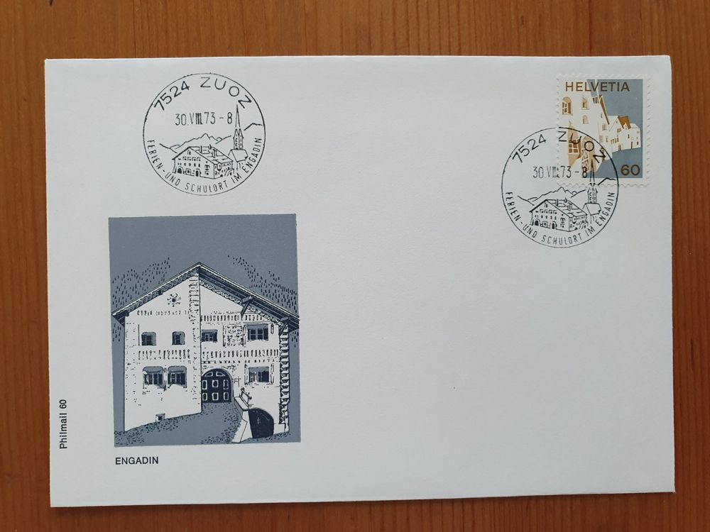 Schweiz: 10 FDC Landschaftsbilder 30.8.73 mit Ortsstempel | Kaufen auf Ricardo