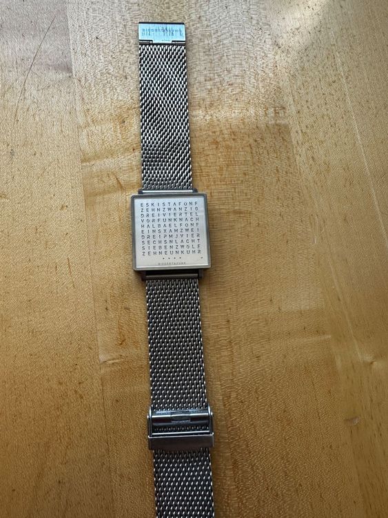 Biegert & Funk Qlocktwo-Armbanduhr (Gebraucht) in Birmensdorf ZH für ...