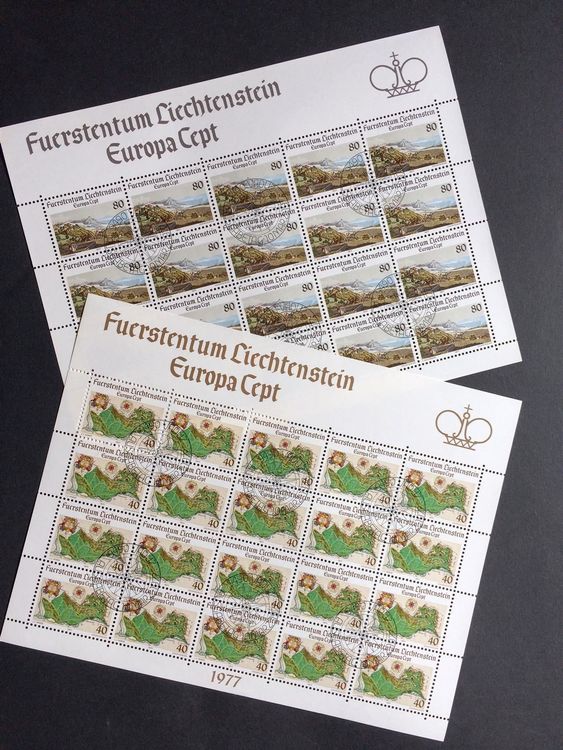 FL 1977 BOGEN EUROPAMARKEN ET (Neu (gemäss Beschreibung)) in Niederweningen für CHF 2 – mit ...