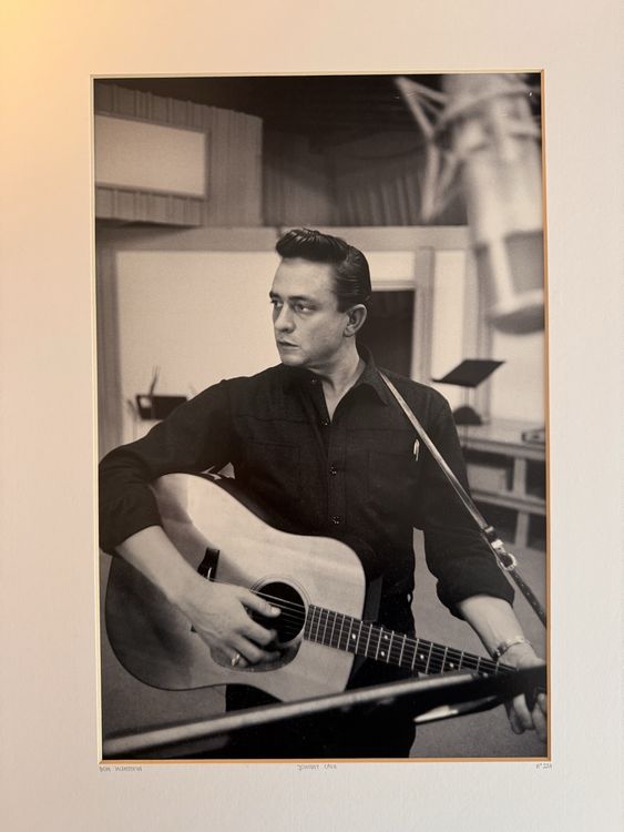 Johnny Cash – Don Hunstein – signierte Fotografie, limitiert (Gebraucht ...