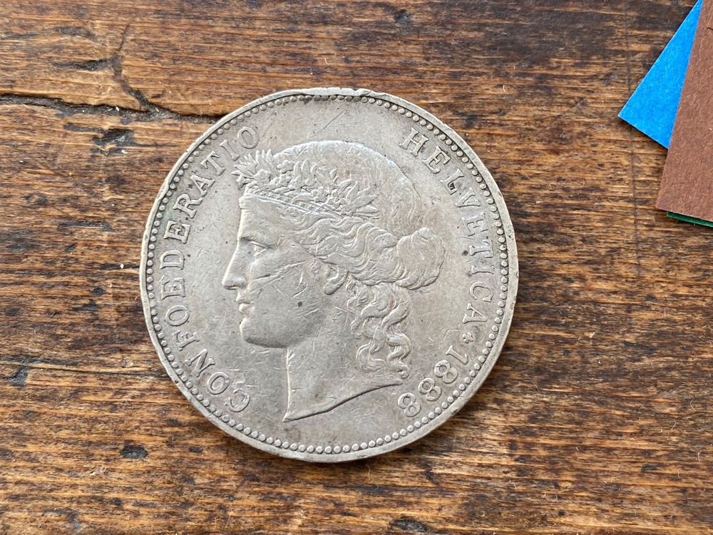 5 Franken Schweiz 1888 | Kaufen auf Ricardo