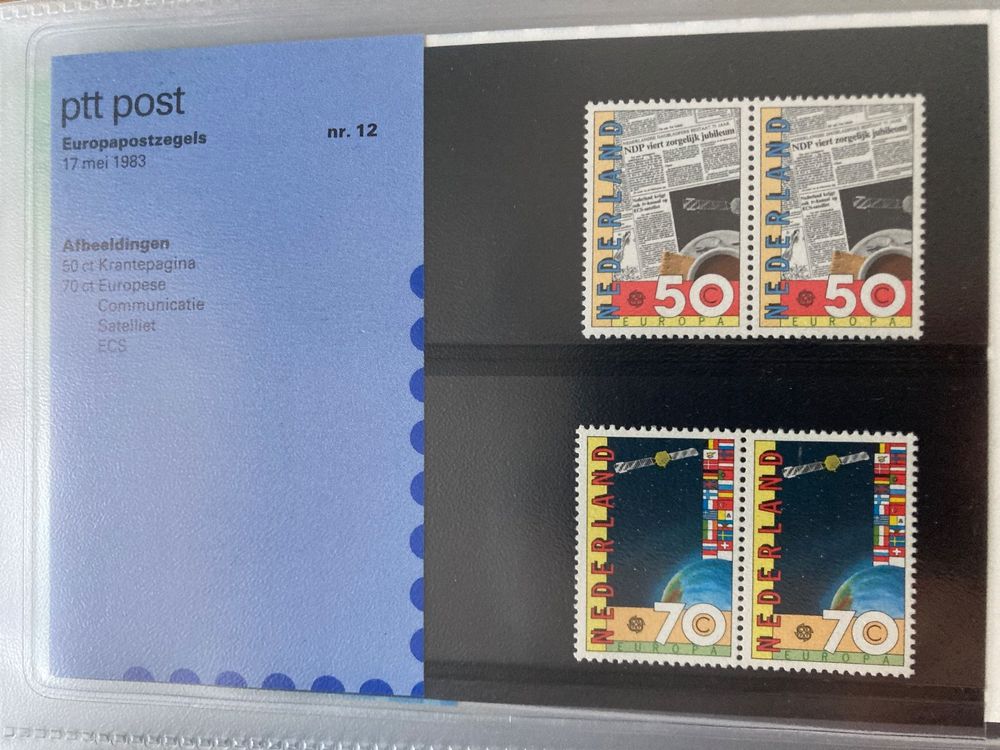 PTT MAPJES NIEDERLANDE 1983 NR.12 ** GROSSE WERKE (Neu (gemäss ...