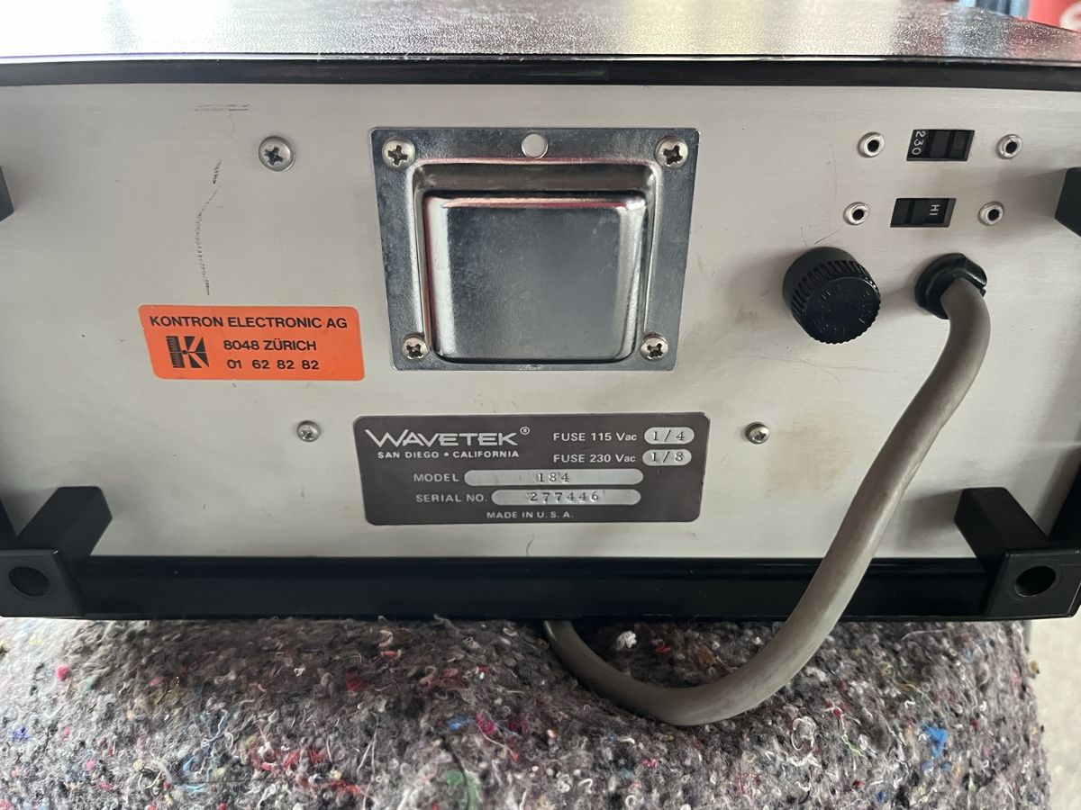 Wavetek 5 MHz Sweep Generator Model 184 - Top Zustand! (55) (Defekt) in ...