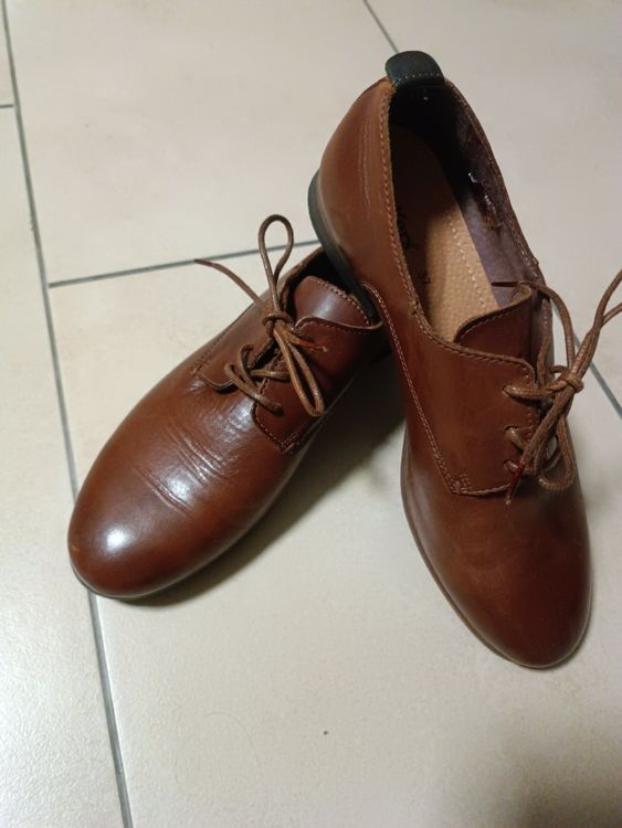 Scarpe eleganti Kickers, pelle marrone, 37 (Gebraucht) in Bellinzona ...