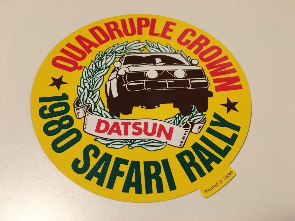 Sticker - Aufkleber - DATSUN - QUADRUPLE CROWN | Kaufen auf Ricardo