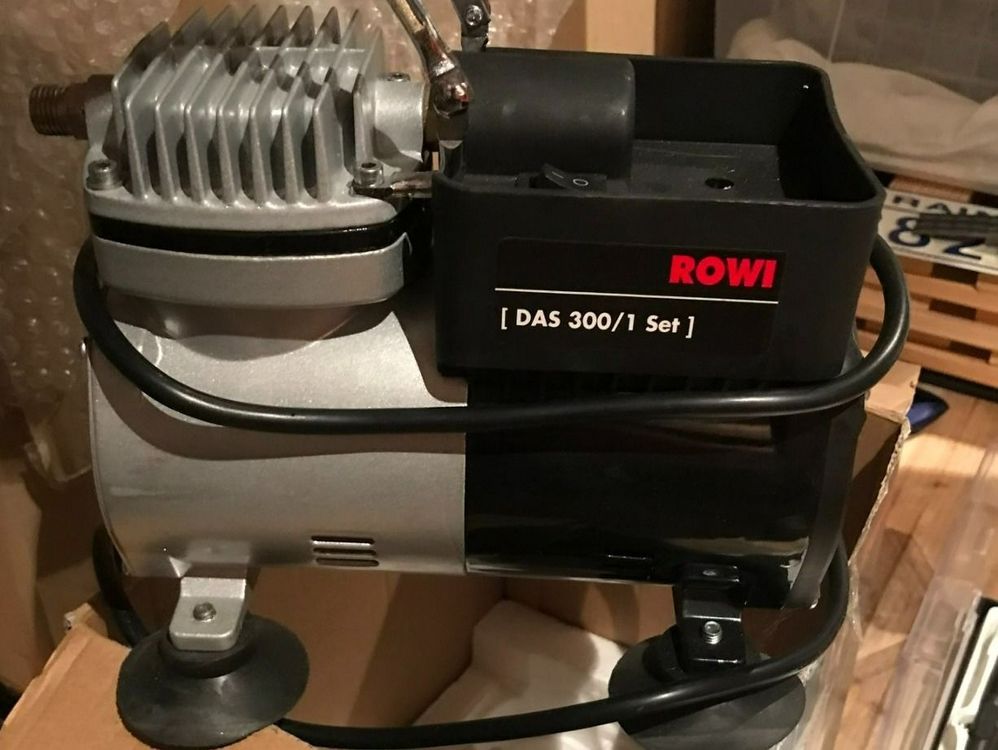 ROWI Kompressor, Airbrush-Kompressor Set + Druckluft-Zubehör (Neu und ...