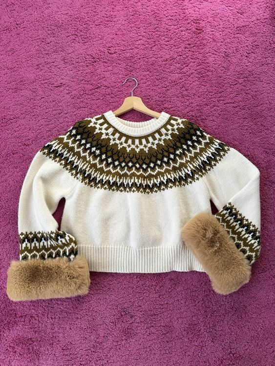 Zara Pullover für Damen aus Kunst pelz im Herbst und Winter | Kaufen ...