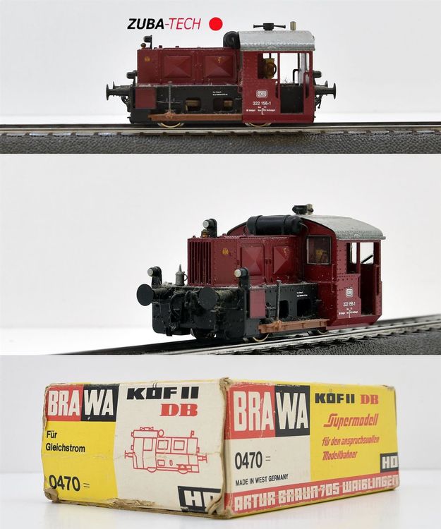 Brawa 0470 Rangierlok Köf II DB H0 GS OV | Kaufen auf Ricardo