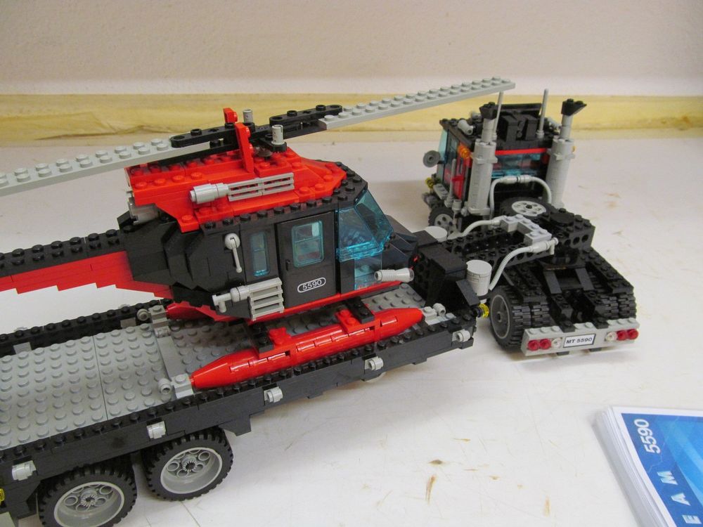 LEGO 5590 MODEL TEAM TRUCK MIT HELI AUF TIEF LADER | Kaufen auf Ricardo