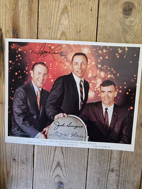 Autogramm Astronauten NASA Apollo 13 Mission John Swigert... (Gebraucht ...