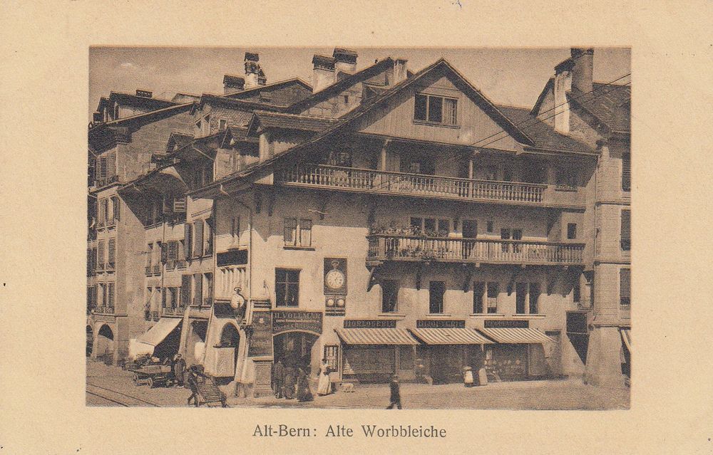 Bern BE - Alte Worbbleiche (Alt-Bern) um 1907 (Gebraucht) in ...